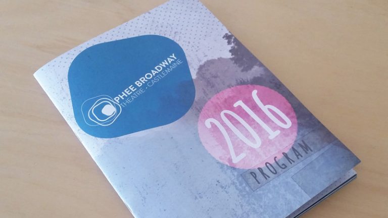 Phee Broadway 2016 Theatre Season program - Greengraphics